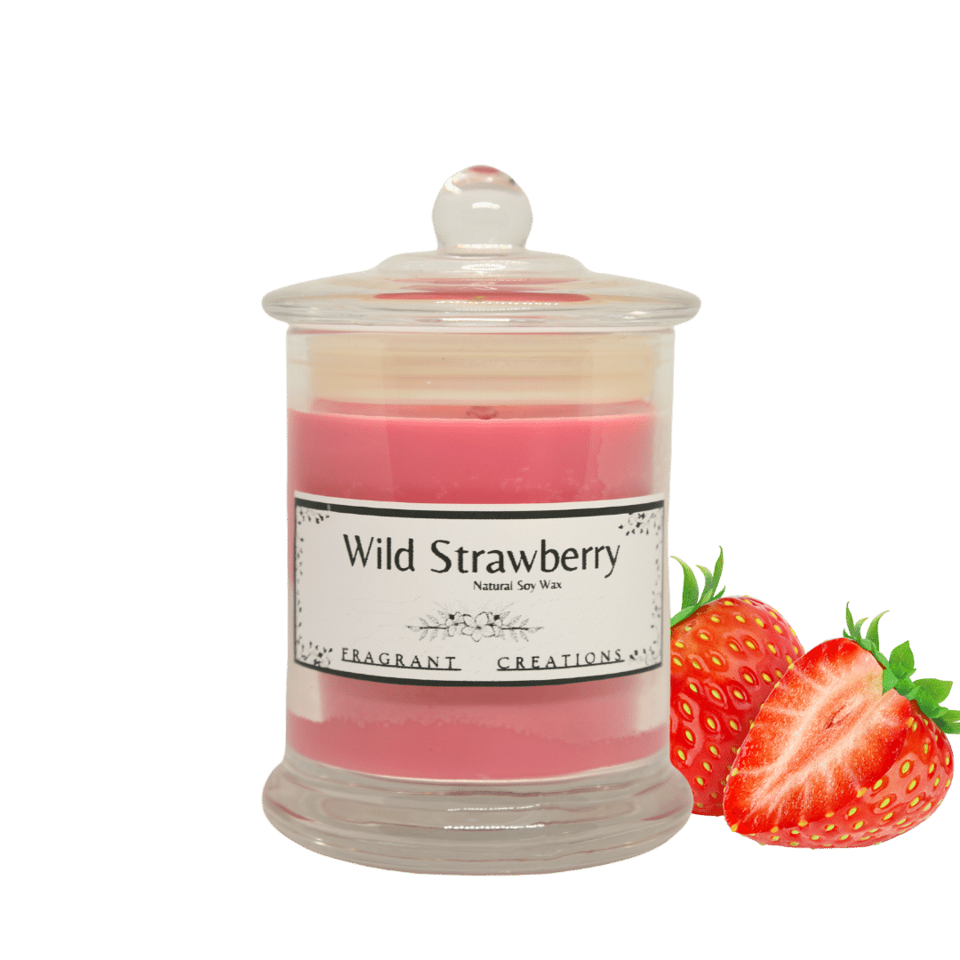 Wild Strawberry Scented Candle - Premium | Fragrant Creations